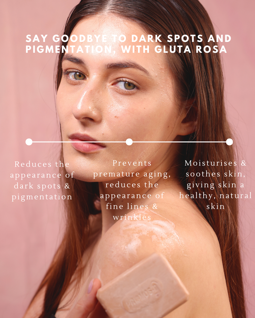 Gluta Rosa Skin Whitening and Brightening Soap | Prismos Beauty – Prismos-B
